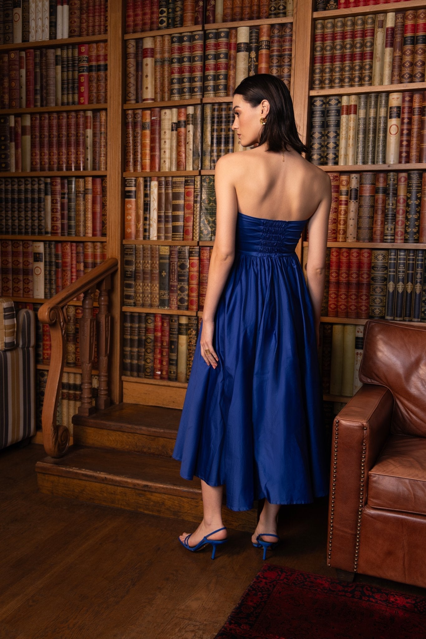 Azure Grace Midi Dress – Sage By Mala